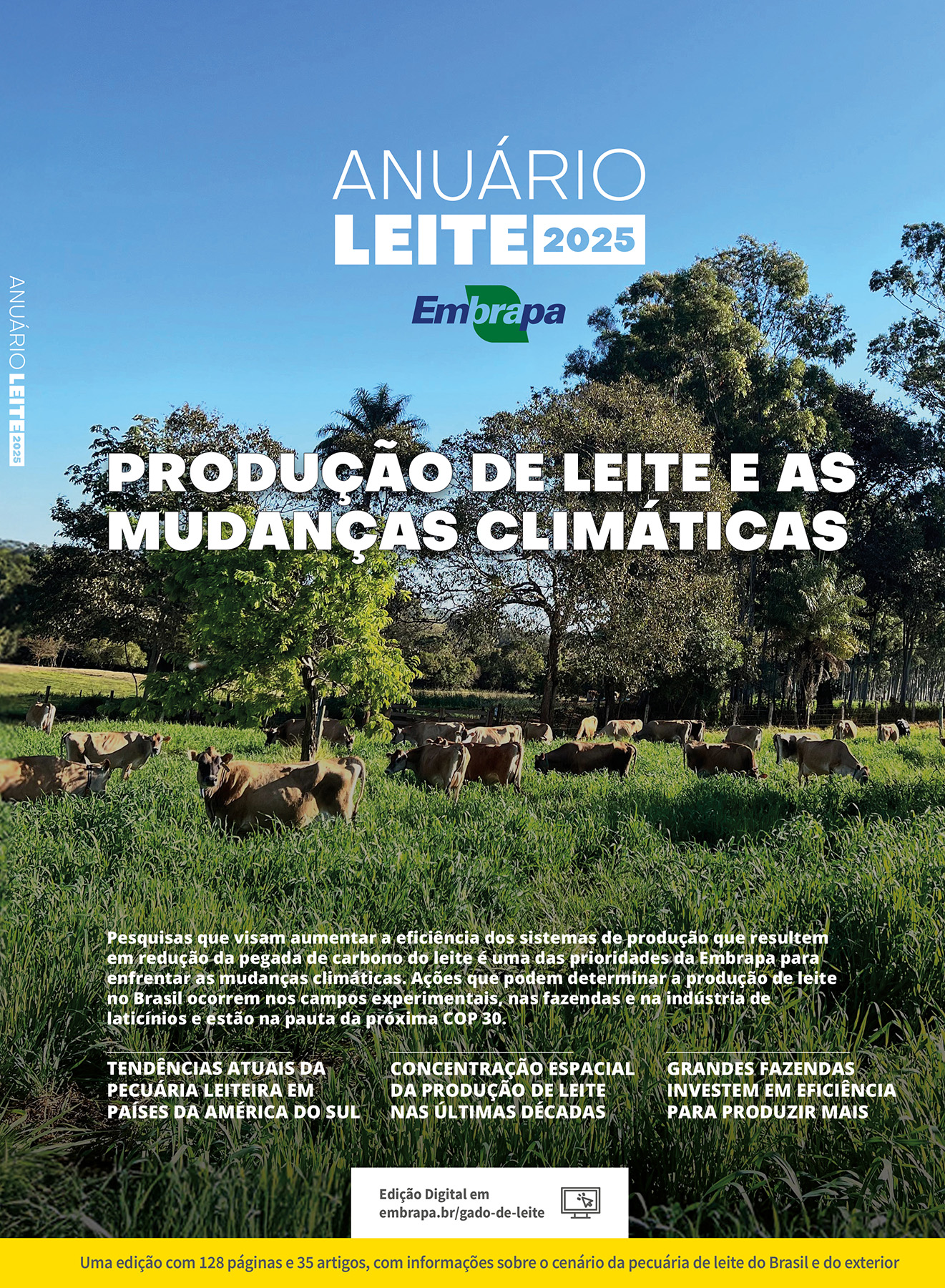 Anuário Leite 2025, da Embrapa, mostra crescimento da produção no ...
