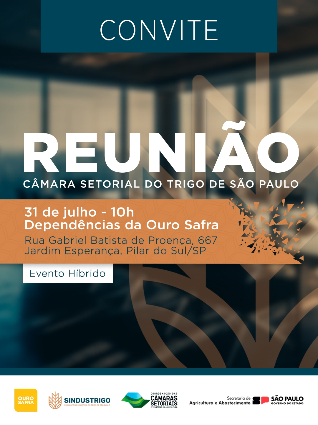 Câmara Setorial do Trigo debate andamento da safra 2025 em São Paulo ...